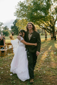 Colorful and Eclectic Backyard Intimate Wedding Day in Georgia ...